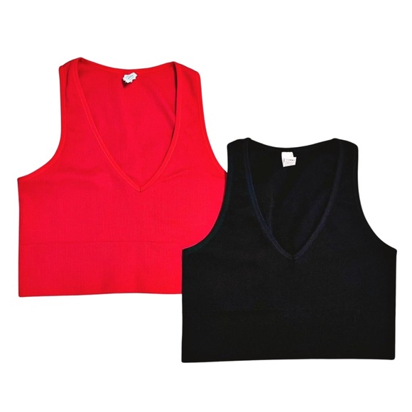 Tops | Seamless Active Crop Tanks | Poshmark